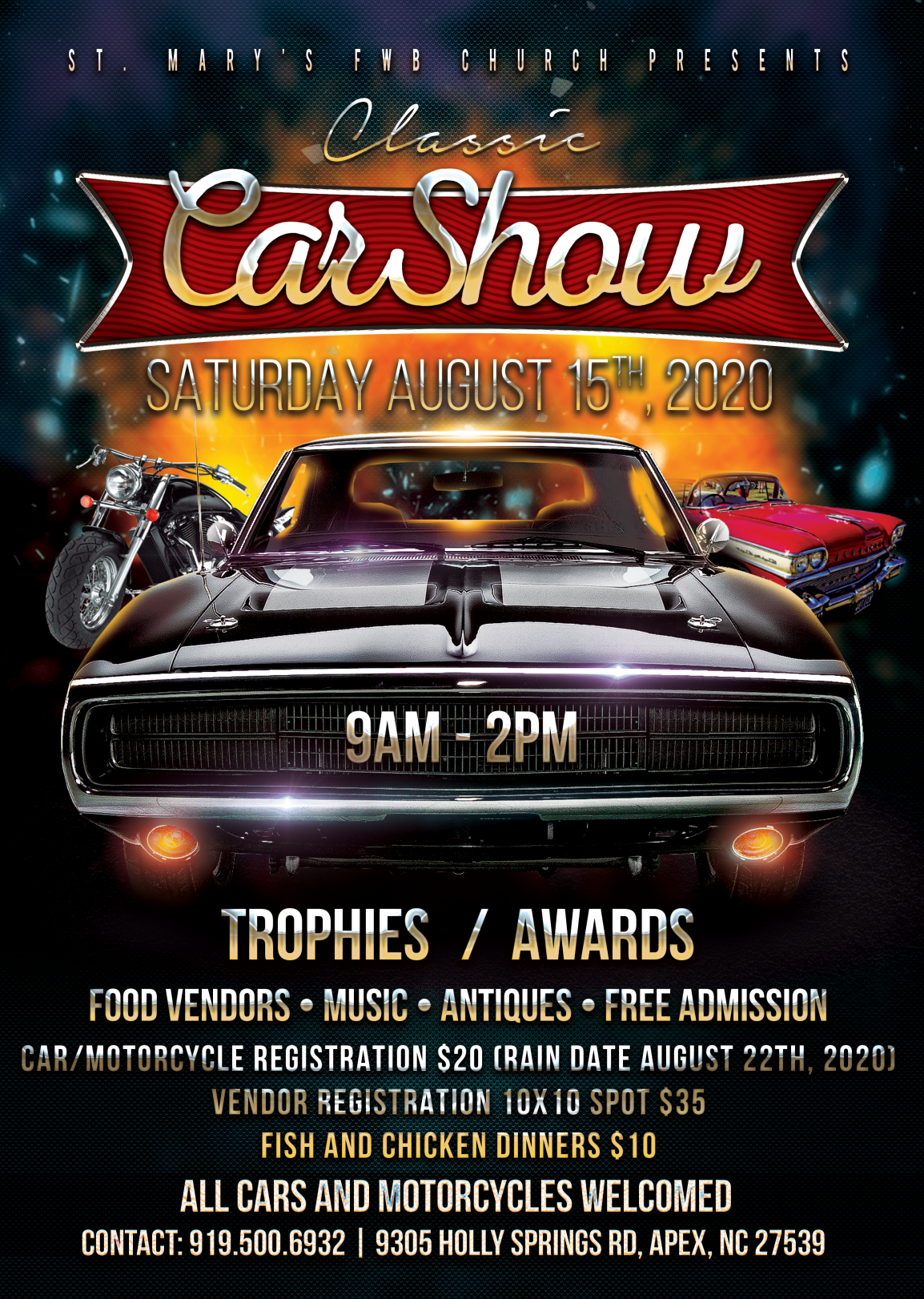 Classic Car Show | St. Mary's FWB Church