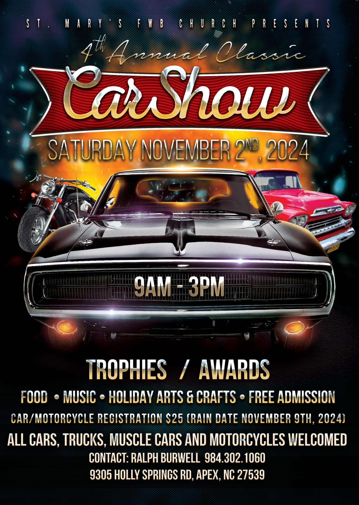 2024 Car Show | St. Mary's FWB Church
